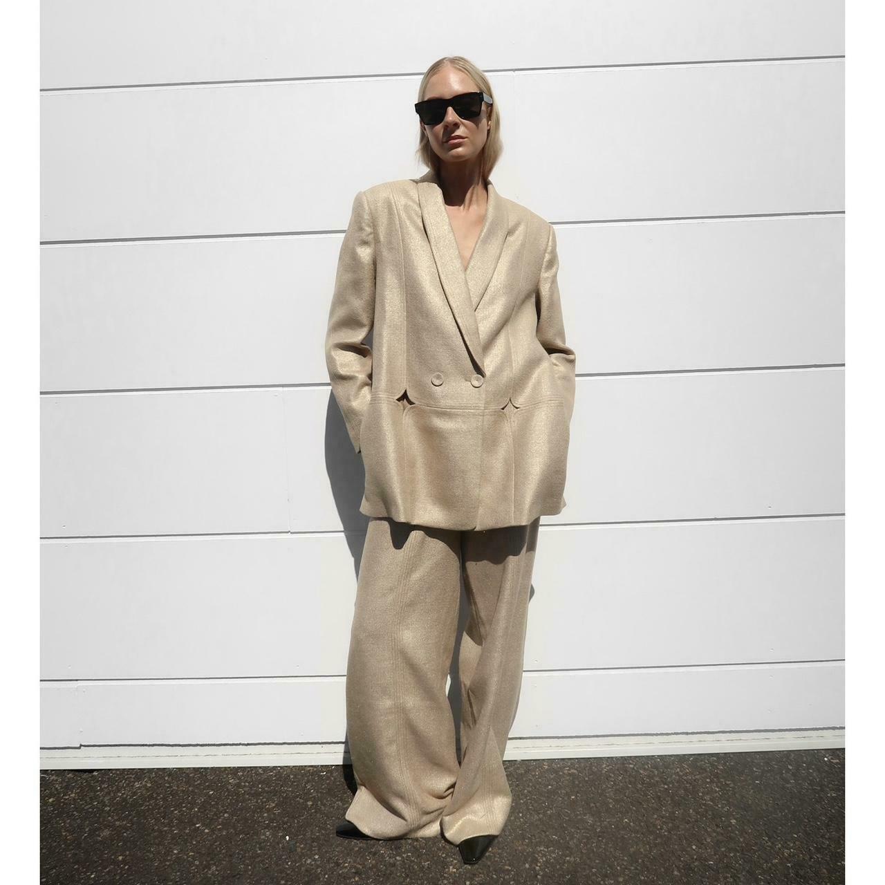 Acler Ashmore Jacket & Ashmore Pant - Gold - AirRobe